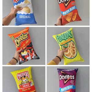 Chips Pillow: Snack Food Decor, Kids Room Gift,double-sided Printed ...