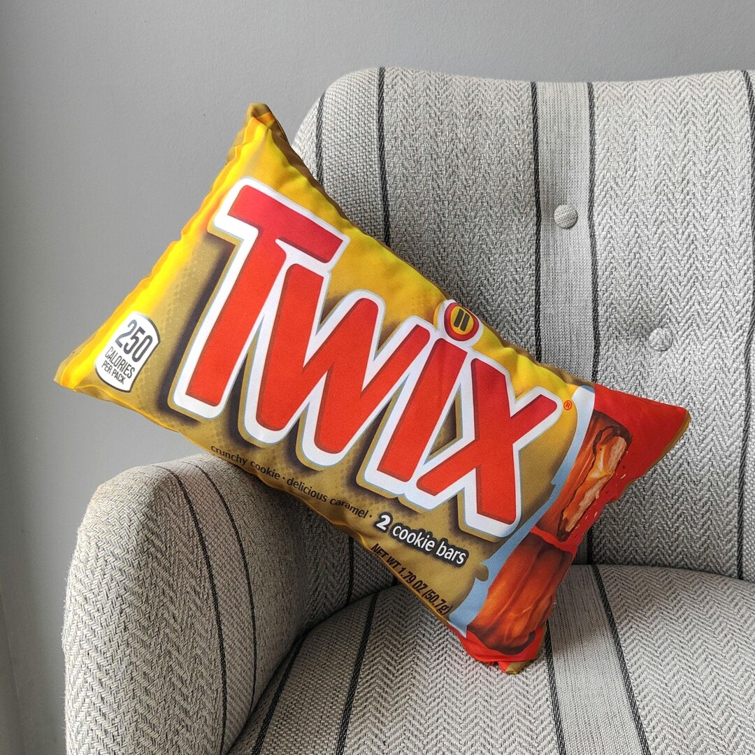 Twix Chocolate Pillow,ornament Toys,cute Soft Stuffed Fabric,funny ...