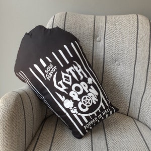 Gothic Pillow,skull Pillow,pumpkin Pillow,goth Popcorn Pillow,palmistry ...