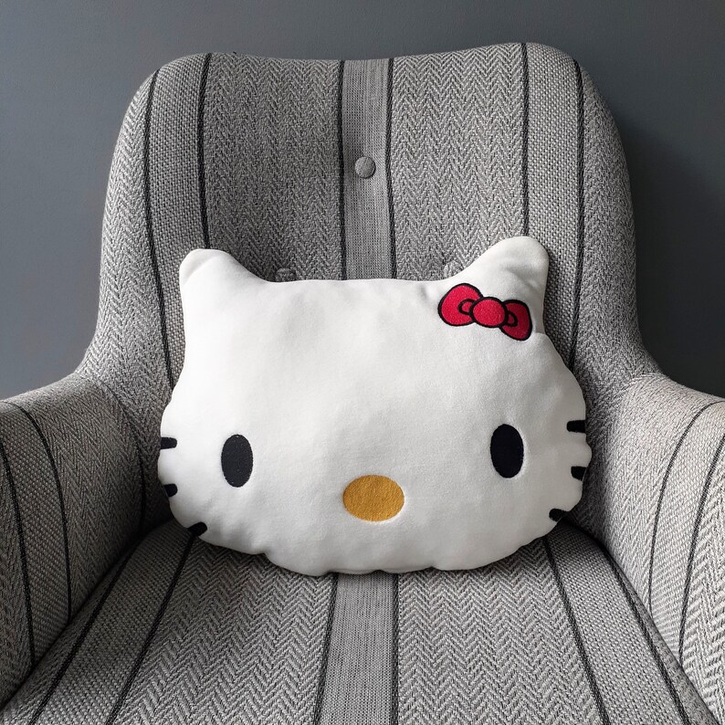Hello Kitty Pillow Plush Toys Soft Stuffed Plushie Dolls Decor - Etsy