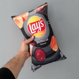 Lays Chips Pillow: Funny Soft Stuffed Novelty Decor - Etsy