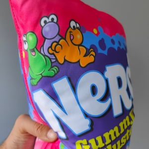 Nerds Candy Pillow: Funny Novelty Food Decor - Etsy