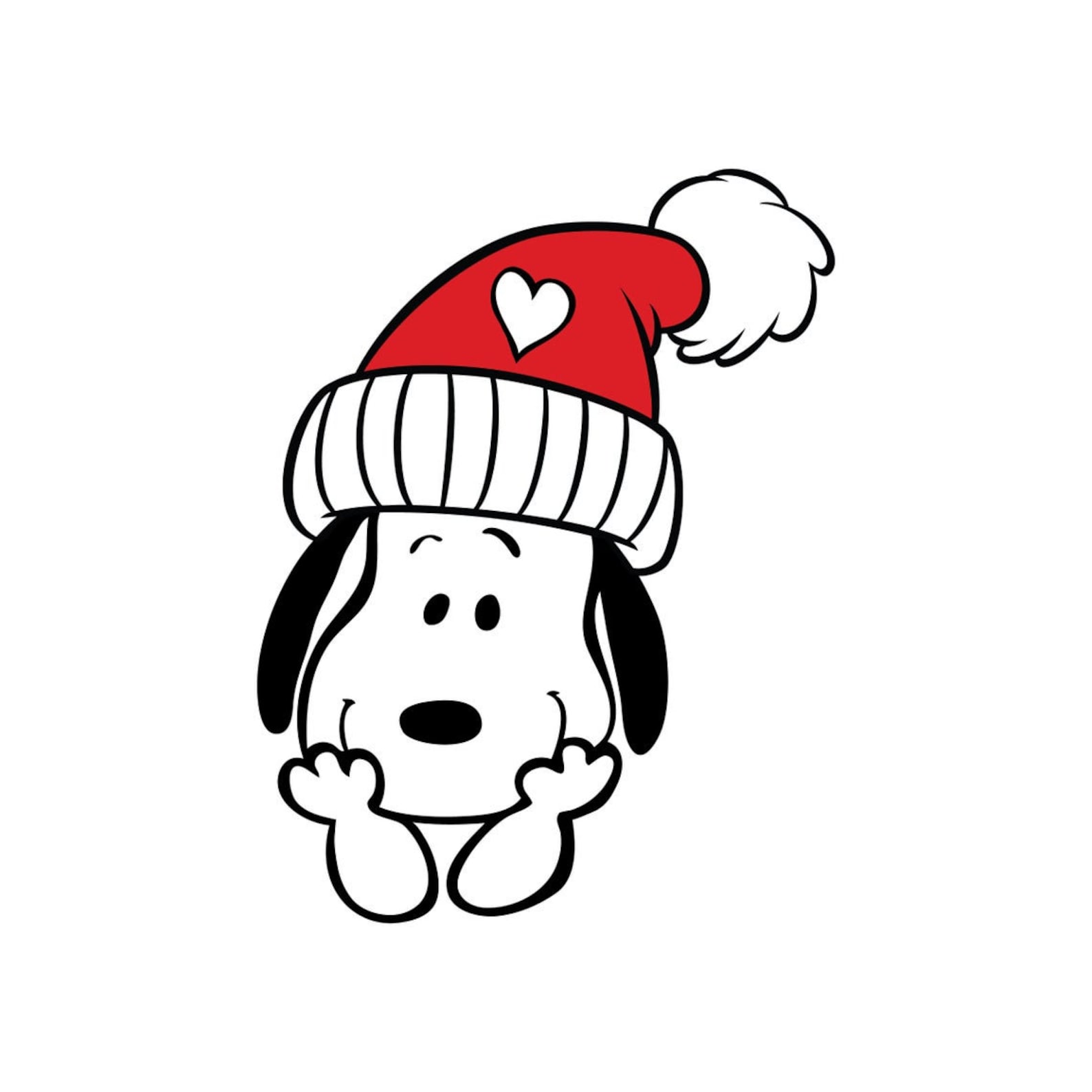 Peanuts Peanuts Snoopy with santa claus hat christmas | Etsy