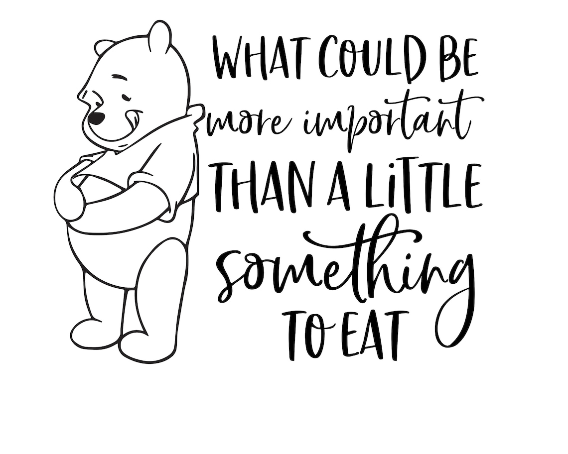 Winnie The Pooh Quotes SVG bundle Winnie The Pooh svg Winnie | Etsy