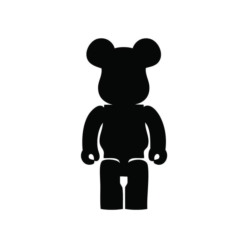 Instant Download / Bearbrick Svg Bear Brick Silhouette - Etsy