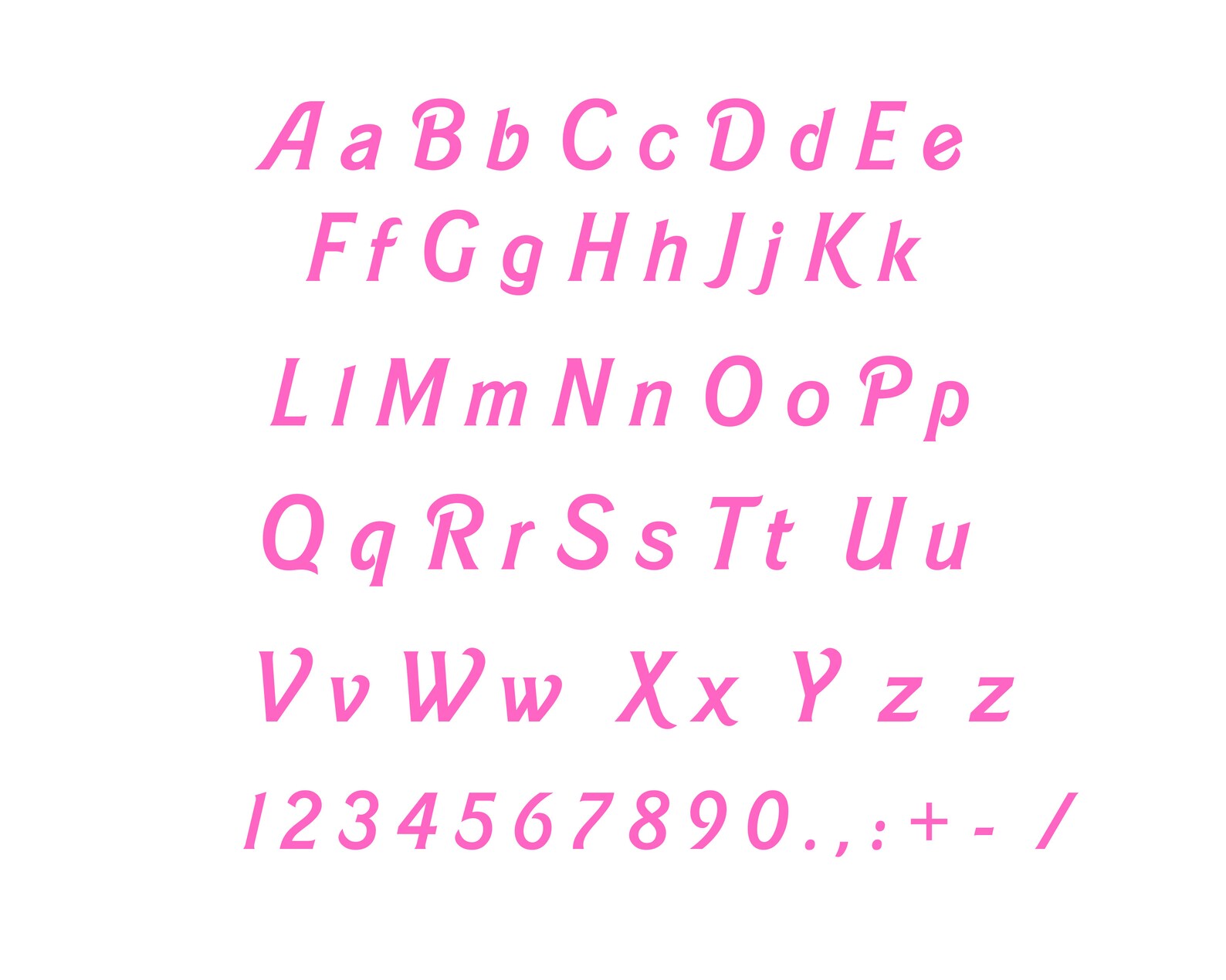 Barbie Alphabet Font svg / Barbie SVG archivo Barbie Barbie | Etsy