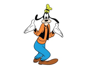 Confused Goofy Svg - Etsy
