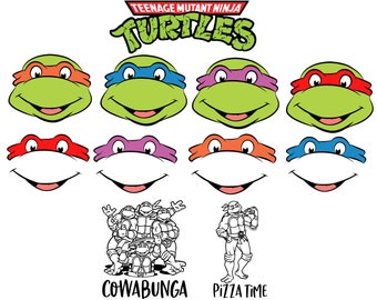 Ninja Turtle Face Template