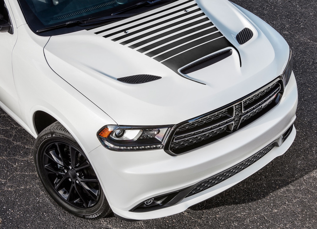 Centre Hood Graphics Decals for Dodge Durango R/T & SRT 2018 and New 3 ...