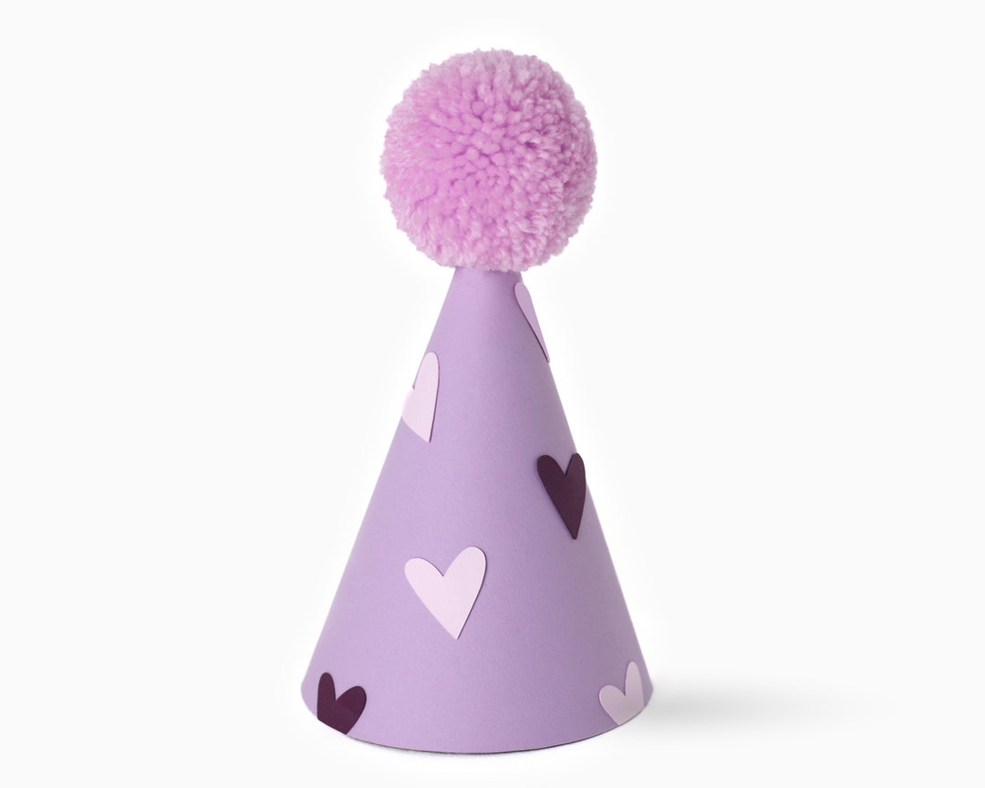 Love Heart Party Hat Love Heart Theme, Baby, 1st Birthday, Decor Banner ...