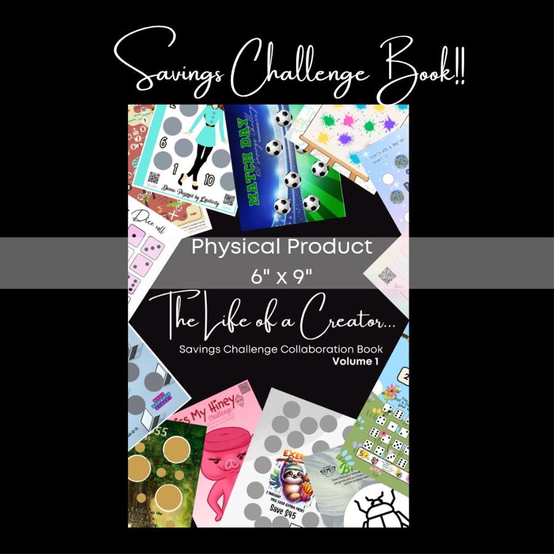 Savings Challenge Book: 26 Creator Challenges, Dice & Sticker Savings ...