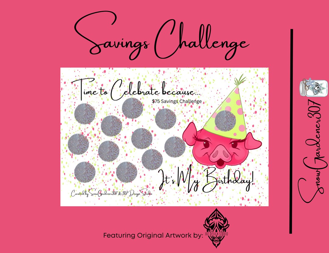 It's My Birthday • Georgette • Double-sided Scratch-off and Coloring ...