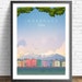 Varkala Travel Poster India Print Kerala Wall Art - Etsy