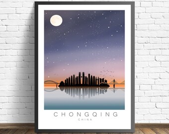 Chongqing Poster - Etsy