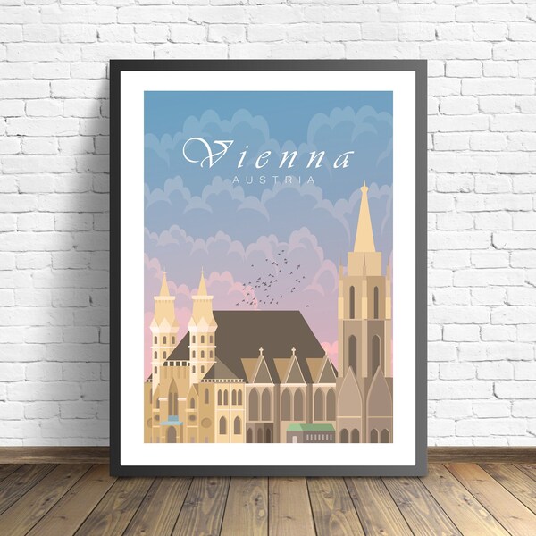 Vienna Poster - Etsy