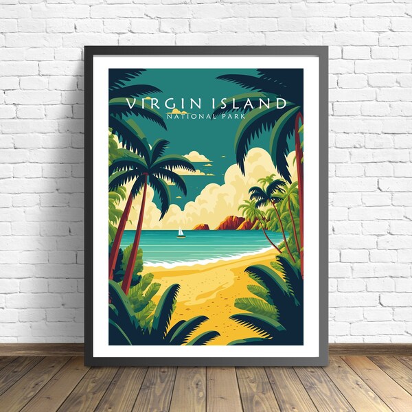 Virgin Island National Park Poster - Etsy