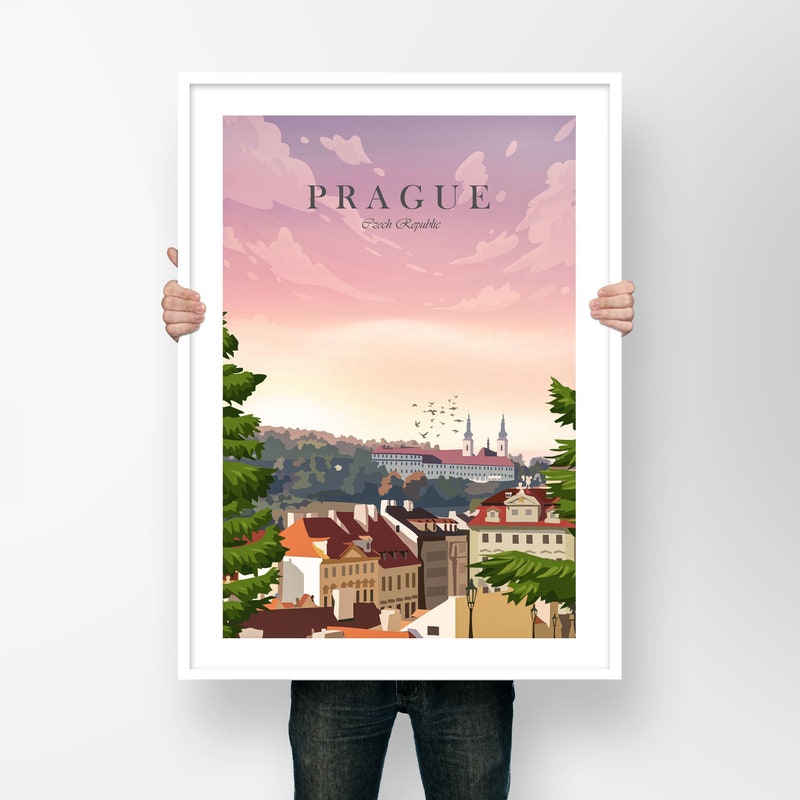 Prague Poster - Etsy