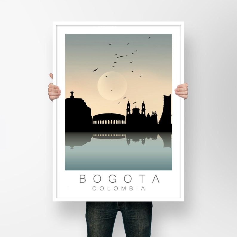 Bogota Travel Poster , Colombia Print - Etsy