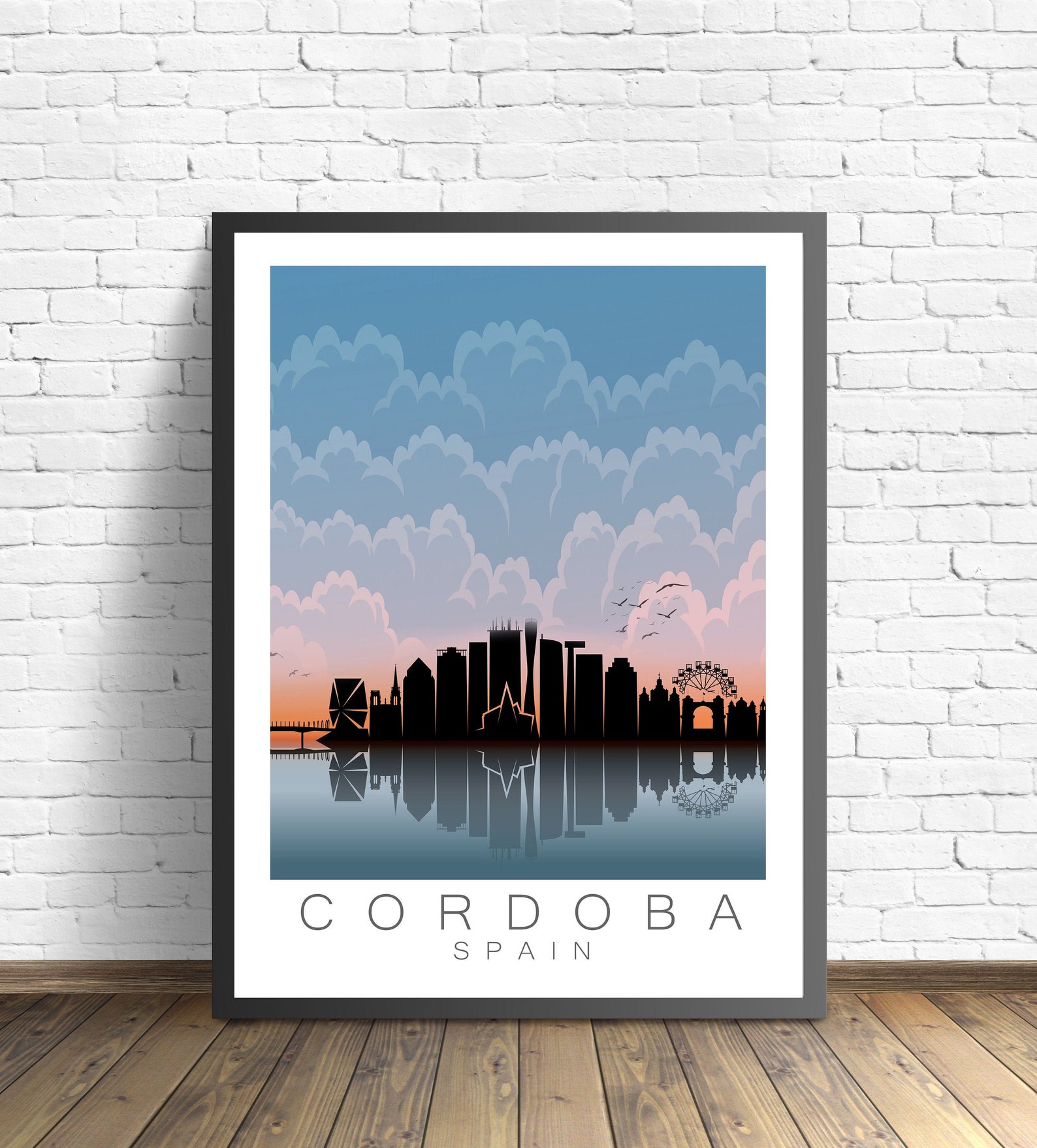 Cordoba Poster Spain Print Travel Poster - Etsy