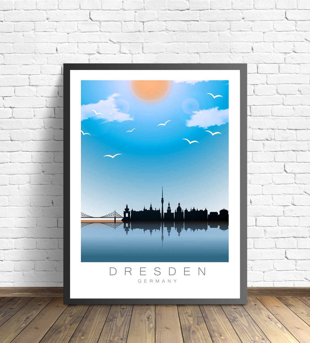 Dresden Poster | Germany Print | Travel Poster - Etsy