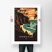 Varkala Travel Poster India Print Kerala Wall Art - Etsy