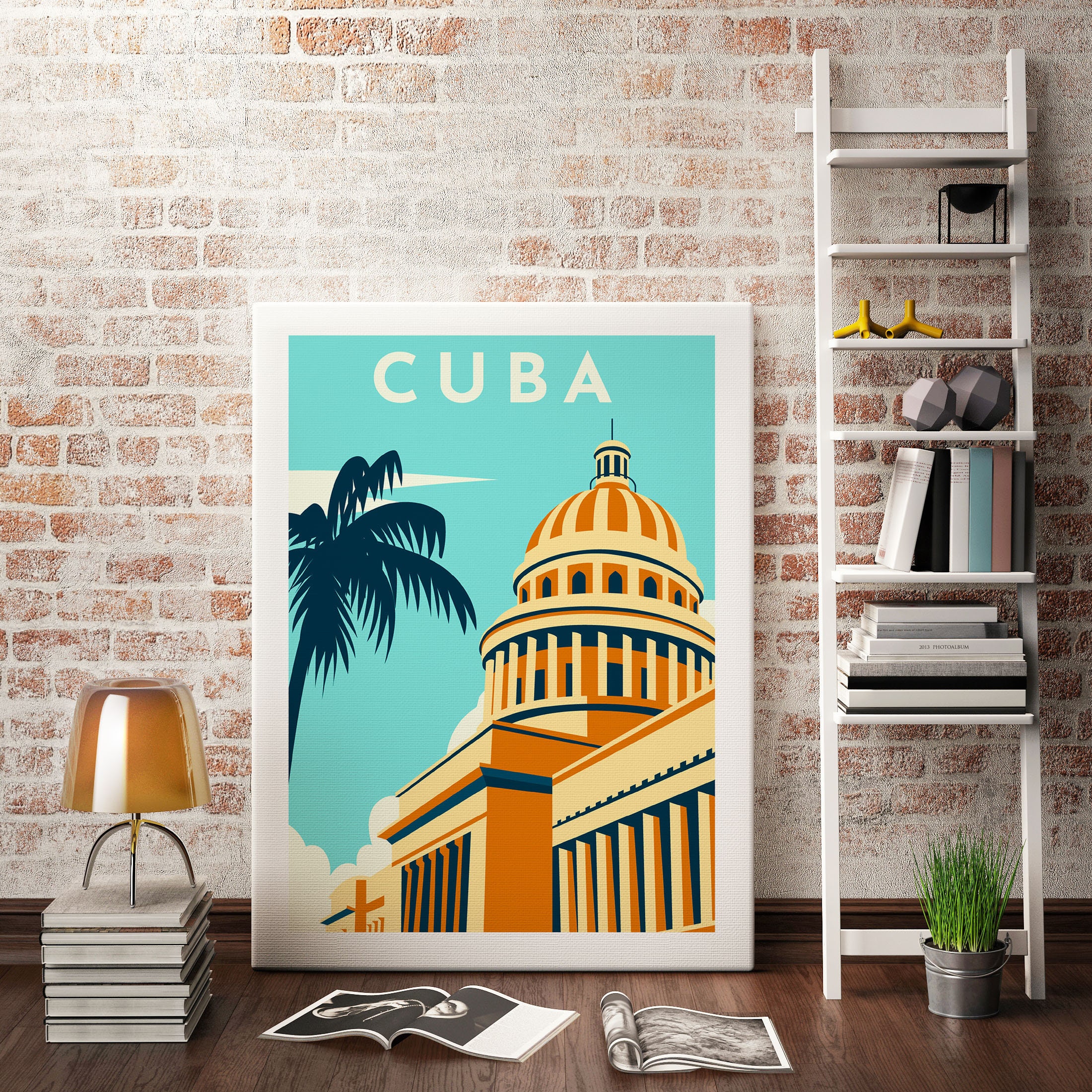Cuba Travel Poster | Caribbean Print - Etsy