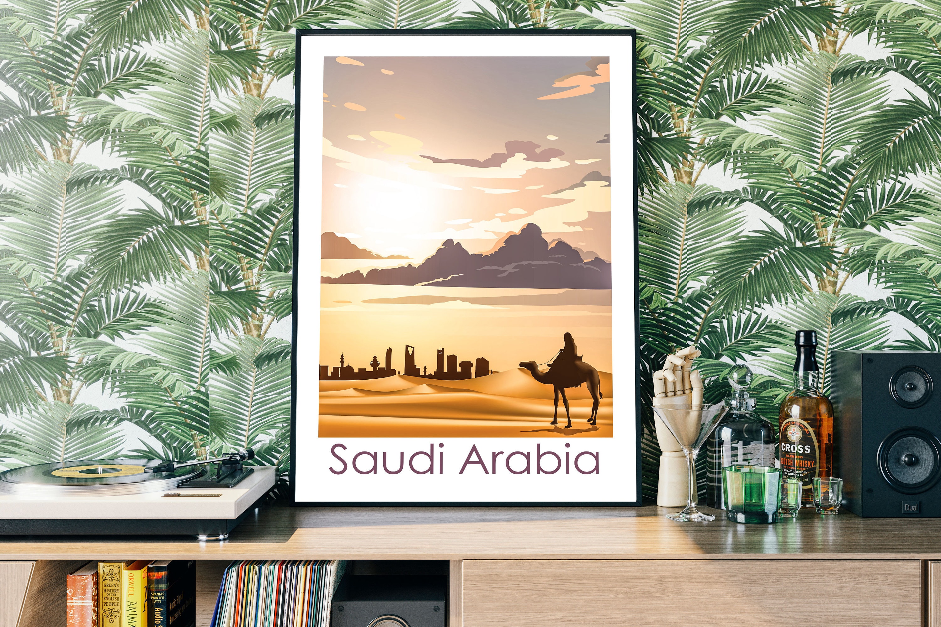 Saudi Arabia Poster Riyadh Print Travel Poster - Etsy