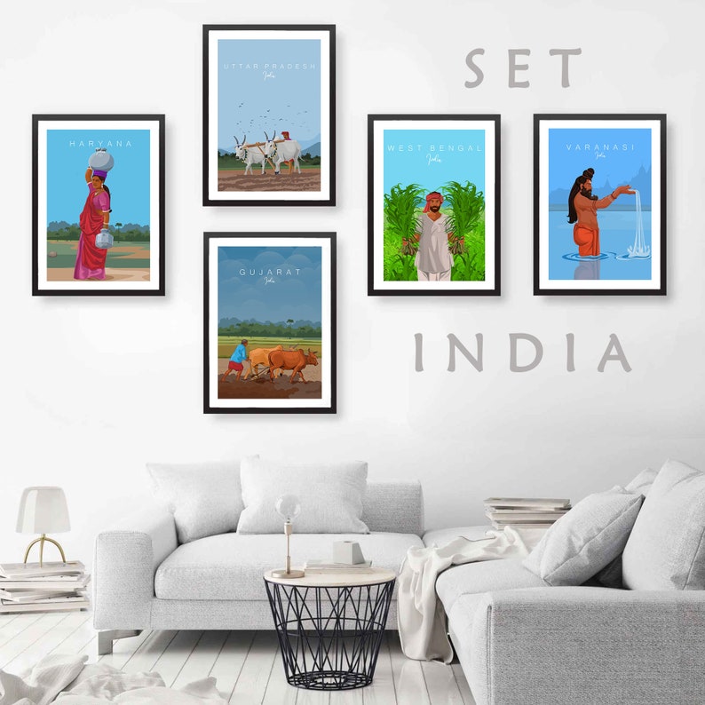 Varkala Travel Poster India Print Kerala Wall Art - Etsy