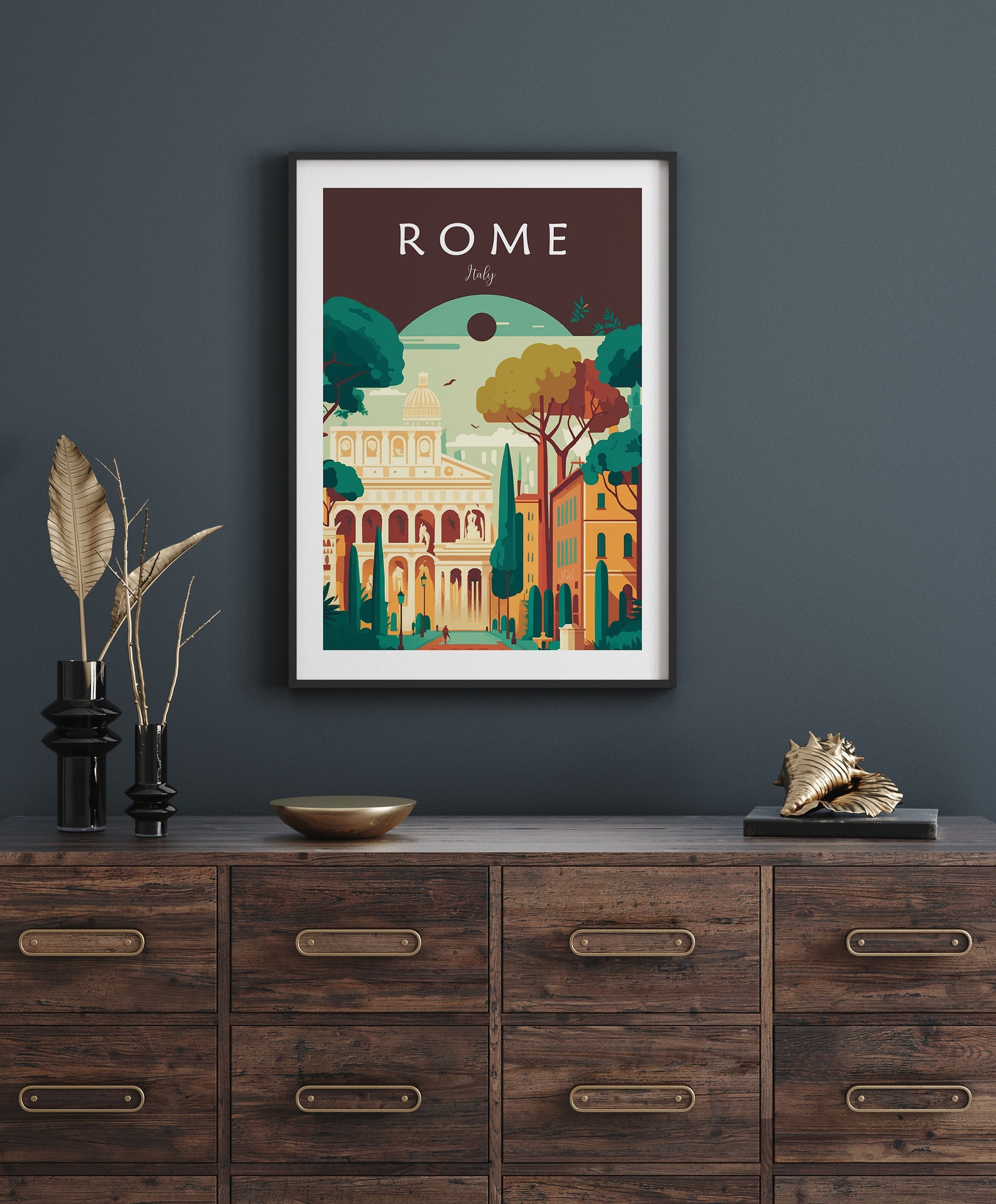 Rome Travel Print Italy Poster Rome Wall Art - Etsy