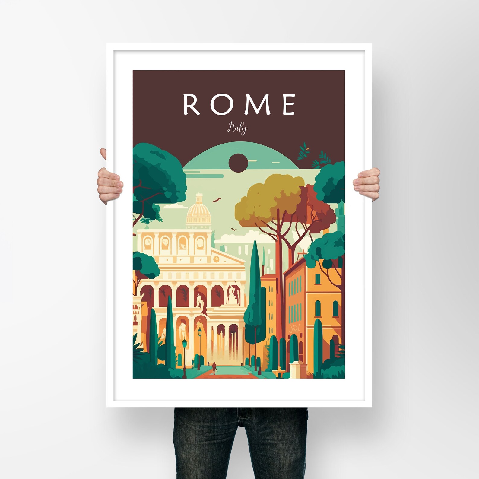 Rome Travel Print , Italy Poster , Rome Wall Art - Etsy