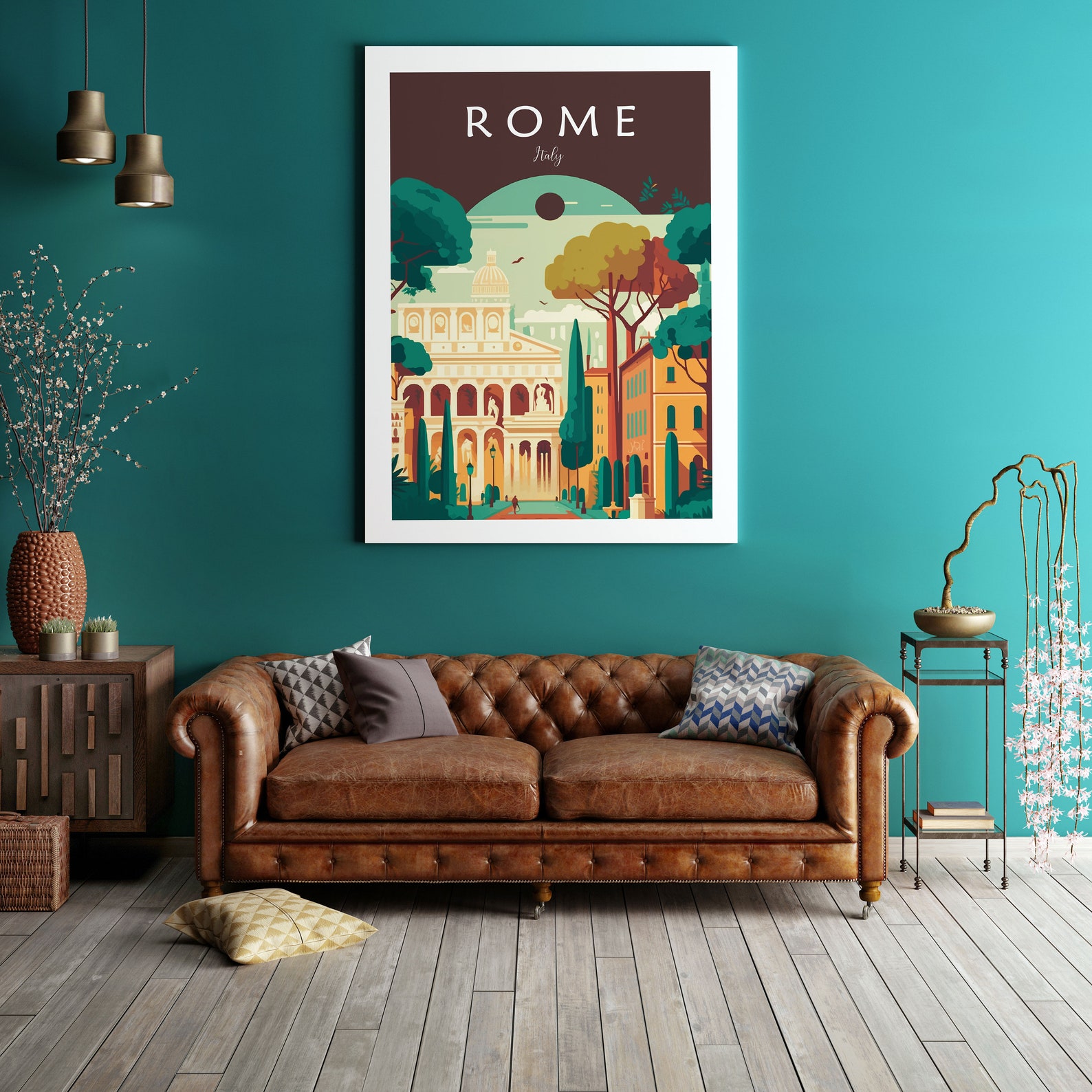 Rome Travel Print Italy Poster Rome Wall Art - Etsy