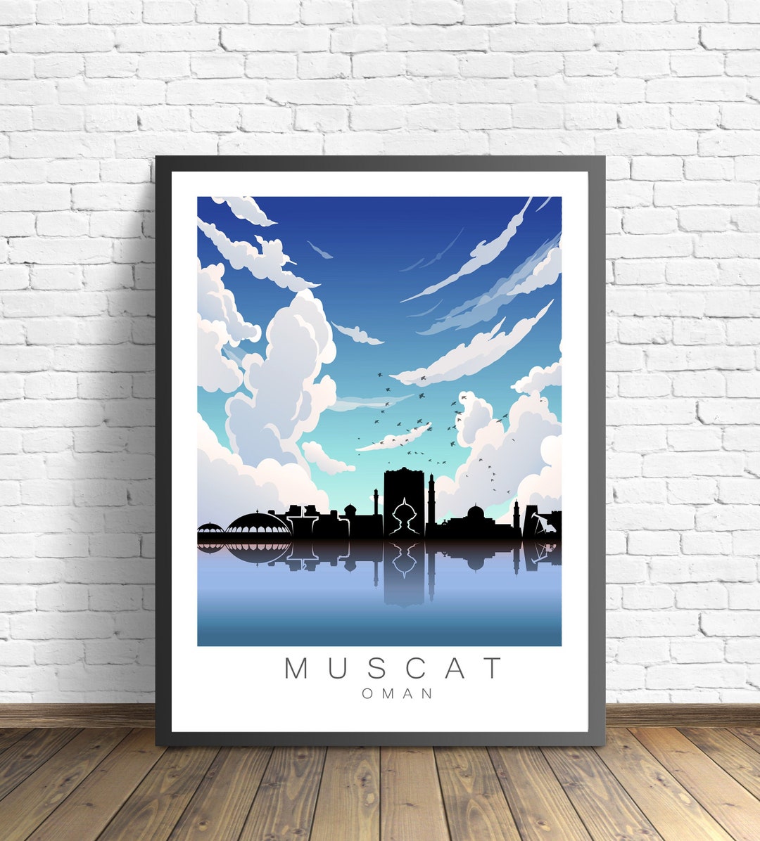 Muscat Print | Oman Travel Poster - Etsy