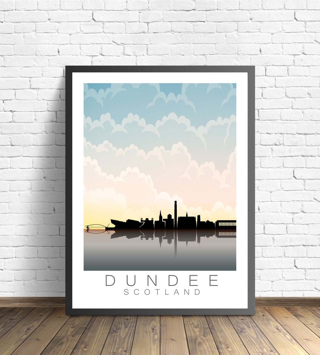 Dundee Poster | Scotland Print | Travel Poster - Etsy