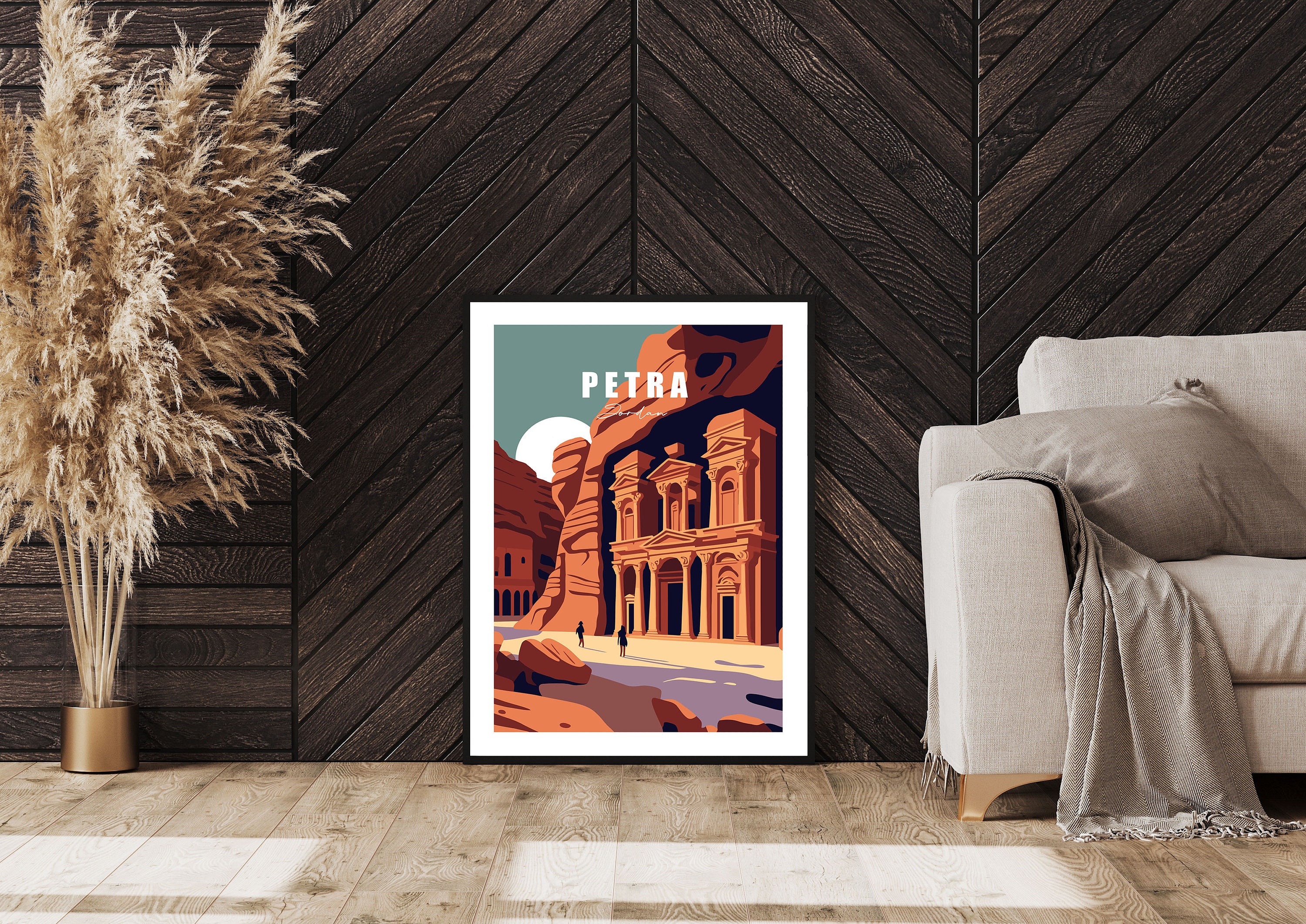 Petra Travel Poster , Jordan Print - Etsy