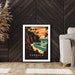 Varkala Travel Poster India Print Kerala Wall Art - Etsy