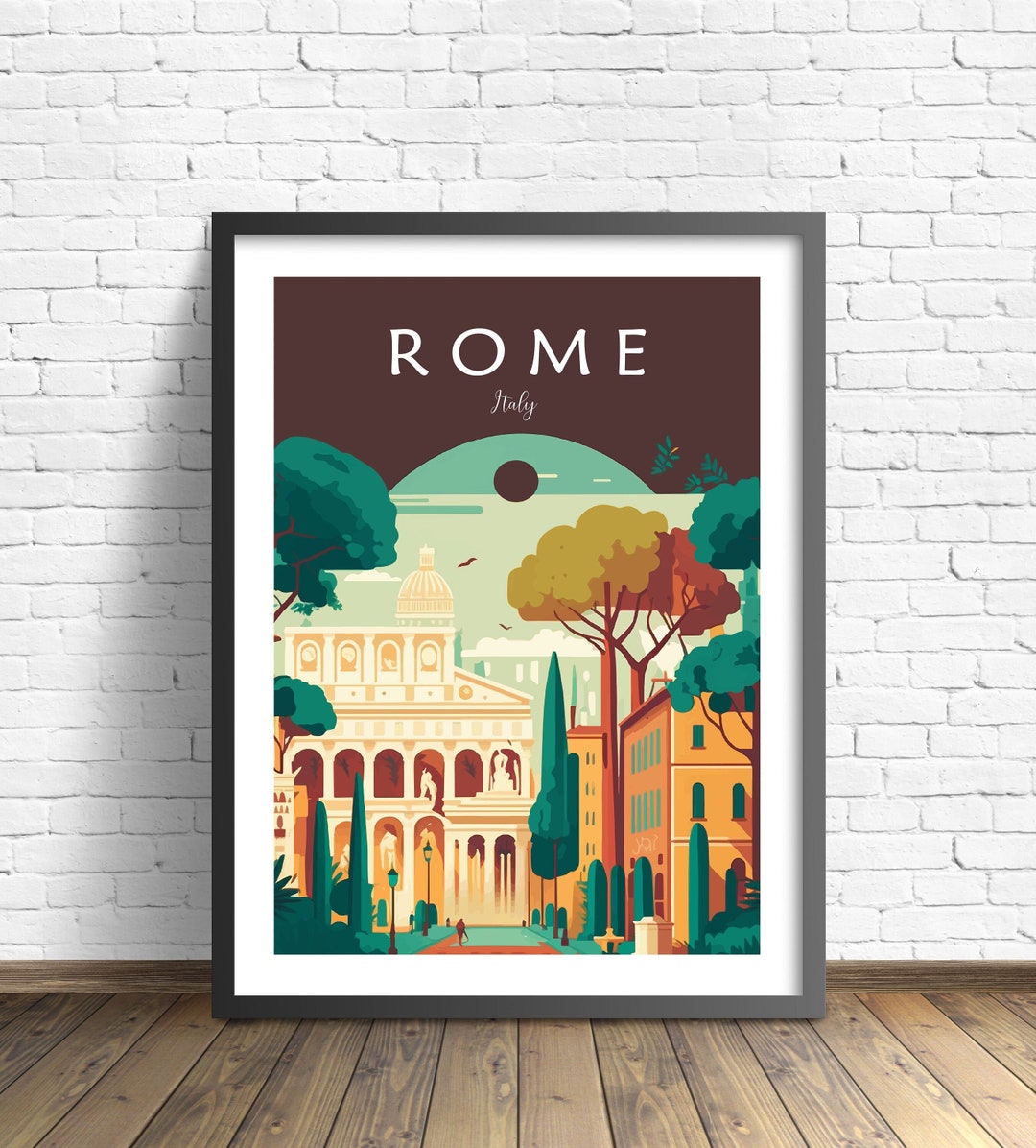 Rome Travel Print , Italy Poster , Rome Wall Art - Etsy