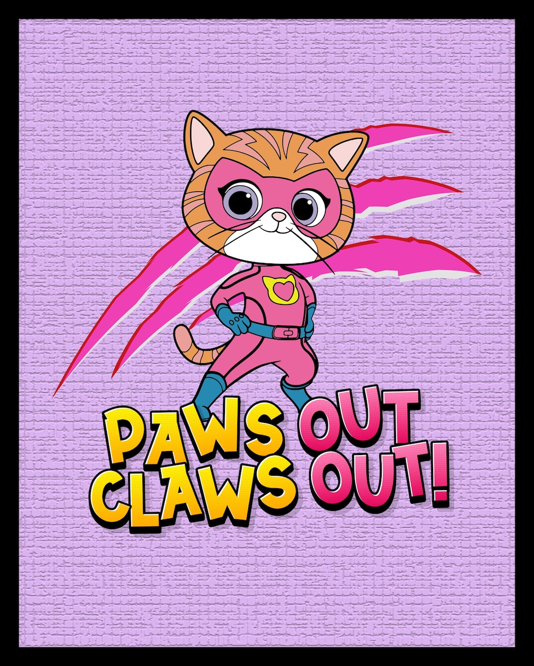 Paws Out Claws Out! - Etsy