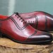 New Handmade Multi Color Leather Wing Tip Style Dress & Formal Shoes ...