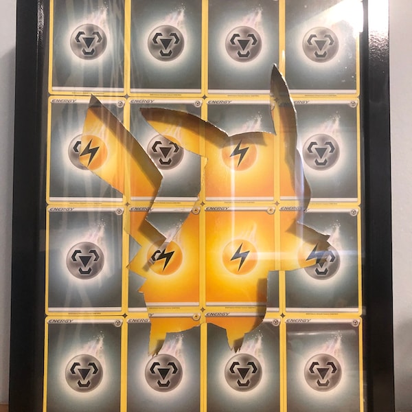 Shadow Pikachu Card - Etsy
