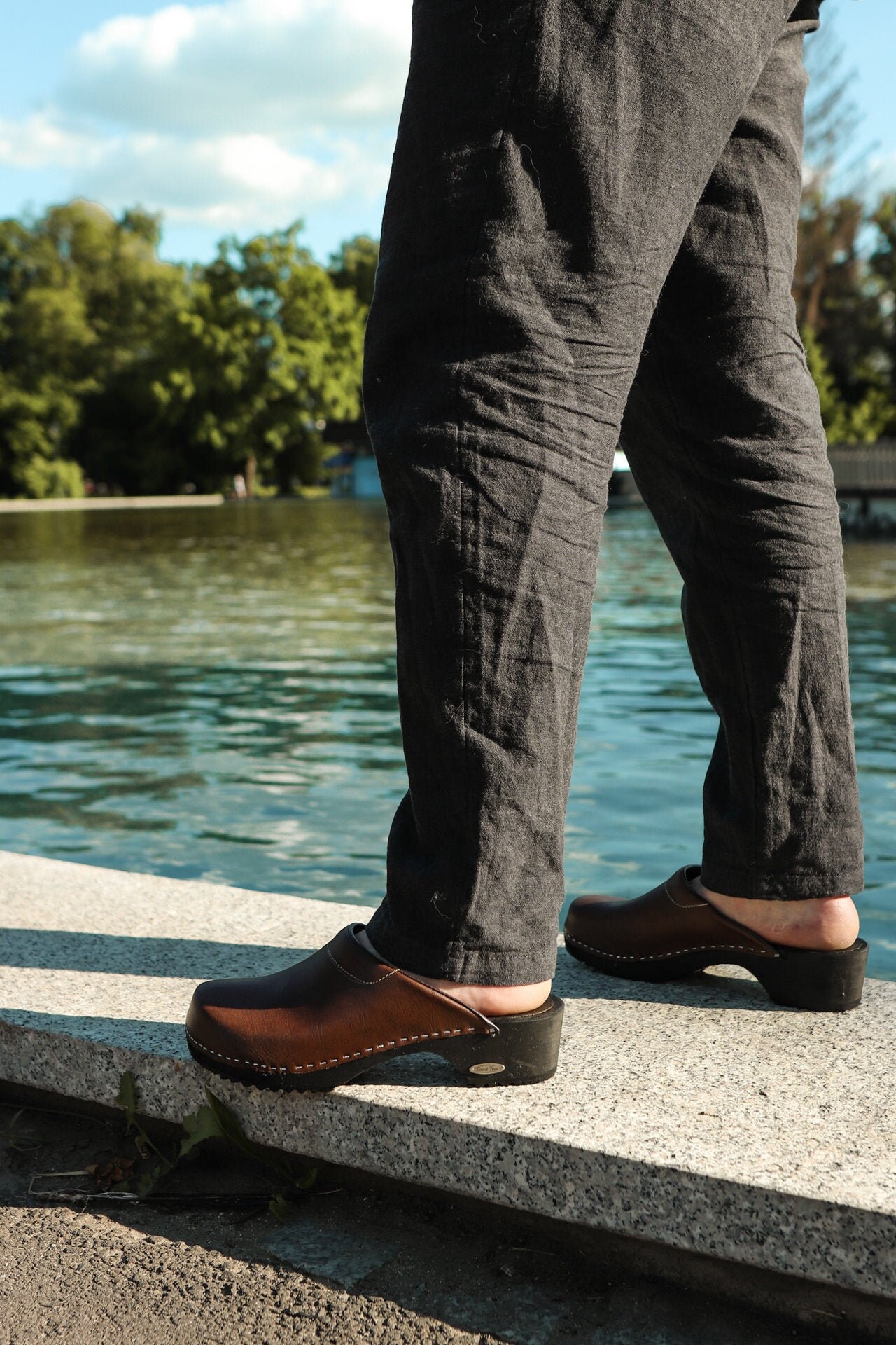 New Swedish Wooden Clogs / Natural and Eco Handmade Clogs / Moccasins ...