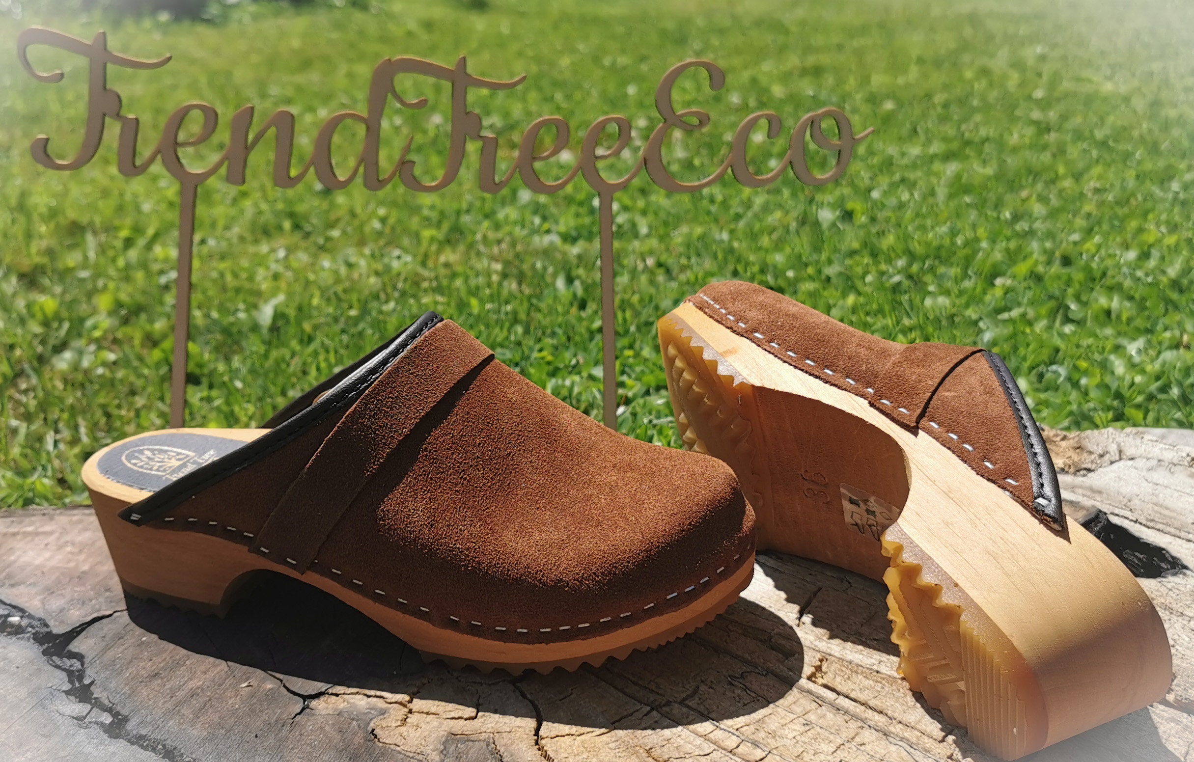 New Medical Wooden Clogs / Natural and Eco Handmade Clog / - Etsy