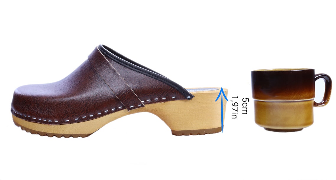 New Swedish Wooden Clogs / Natural and Eco Handmade Clogs / - Etsy