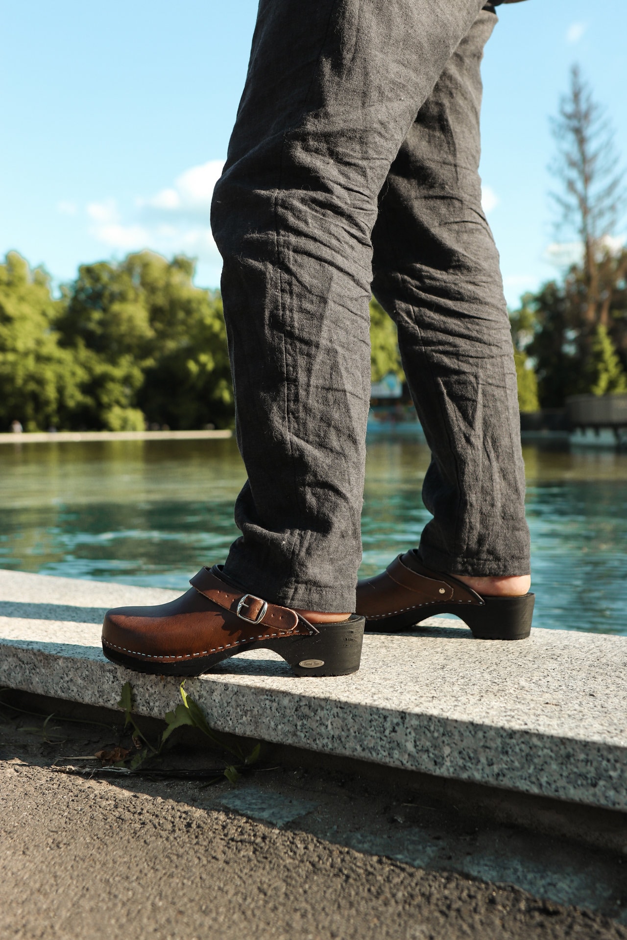 New Classic Wooden Clogs / Natural and Eco Handmade Clogs / Moccasins ...