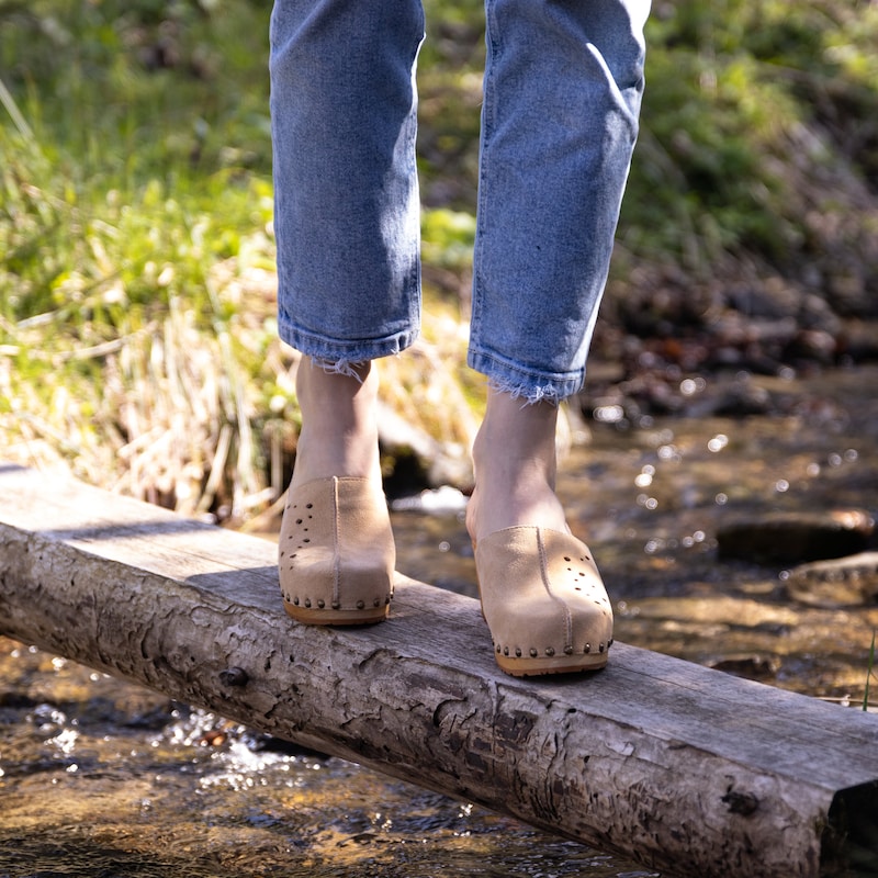 Suede Clogs - Etsy