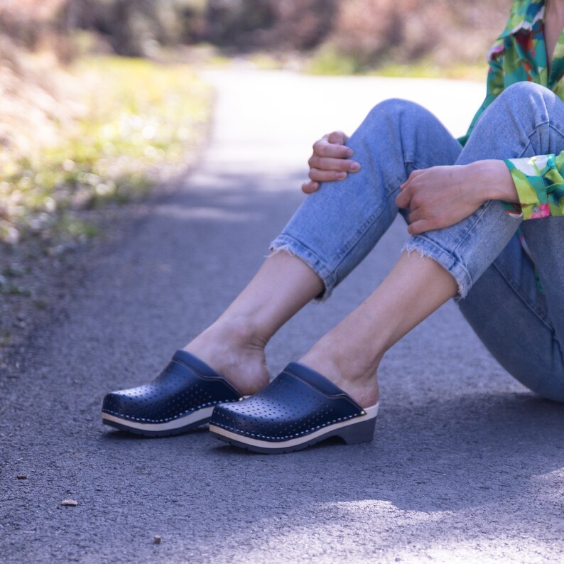 Navy Blue 'supercomfort' Medical Clogs: Anti-slip, Hygienic ...