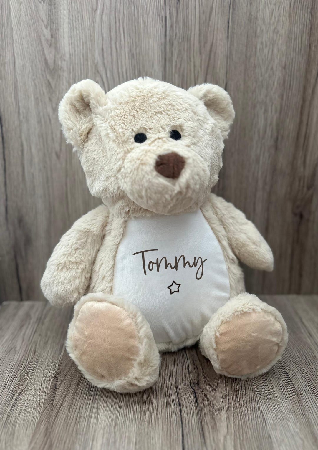 Personalised Plush Teddy Bear: Custom Name Baby Keepsake - Etsy
