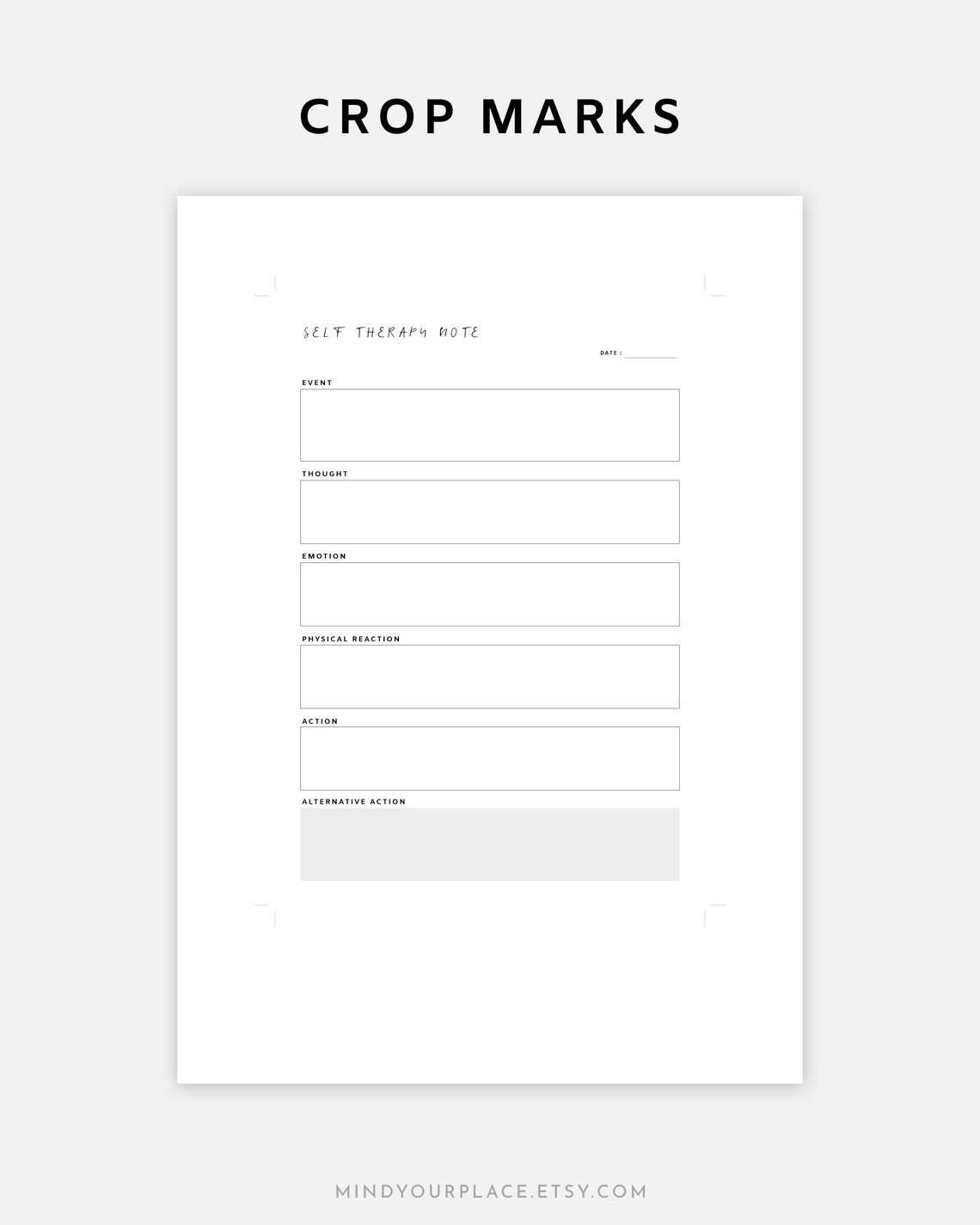 Self Therapy Worksheets, CBT Guided Journal,understanding Emotions ...