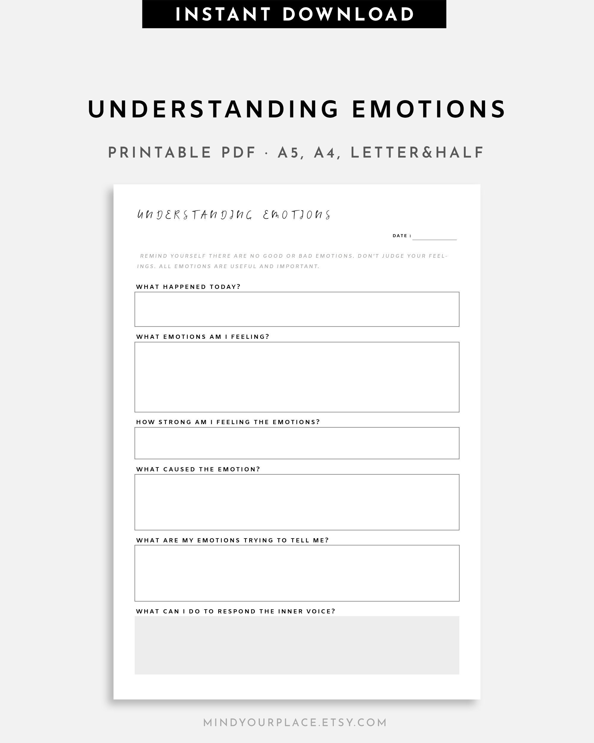 Understanding Emotions, Emotion Processing, Emotion Review Journal ...