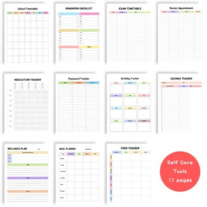 Printable ADHD Planner for Kids, Digital ADHD Resources Journal ...