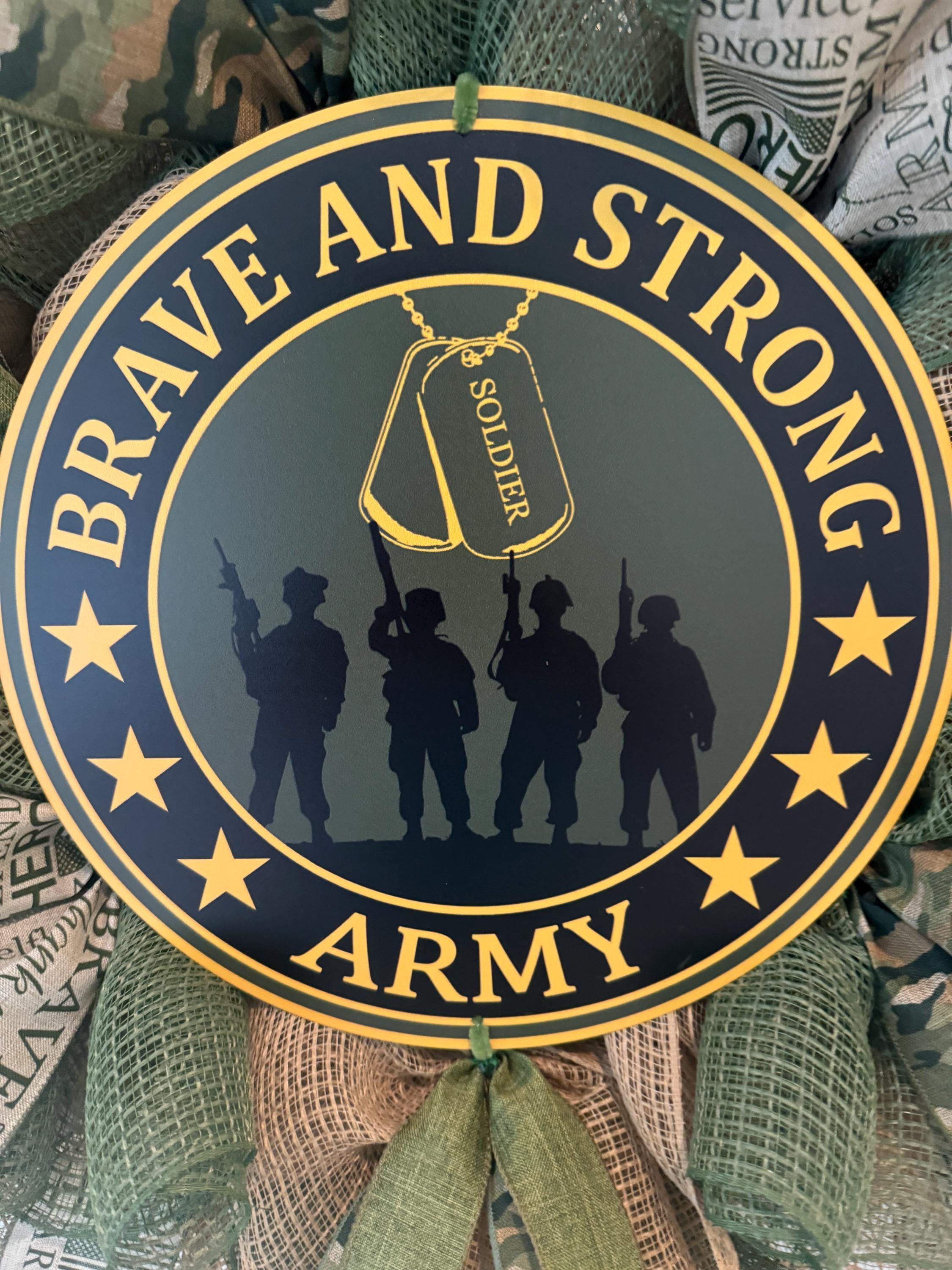 Army, Military, Hero, Brave, Cream Color - Etsy